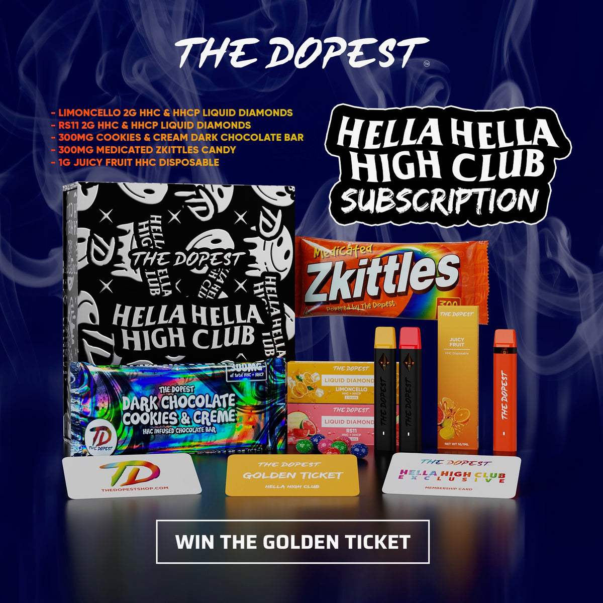 Hella High Club Membership: Monthly Surprises | The Dopest