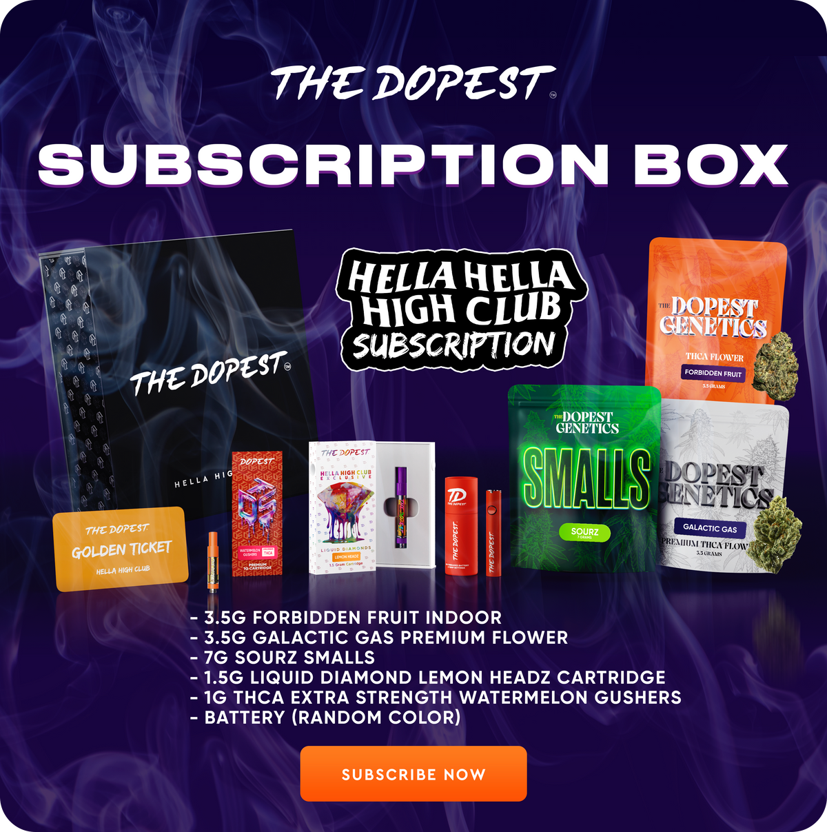 Hella High Club Flower Box Subscription | The Dopest