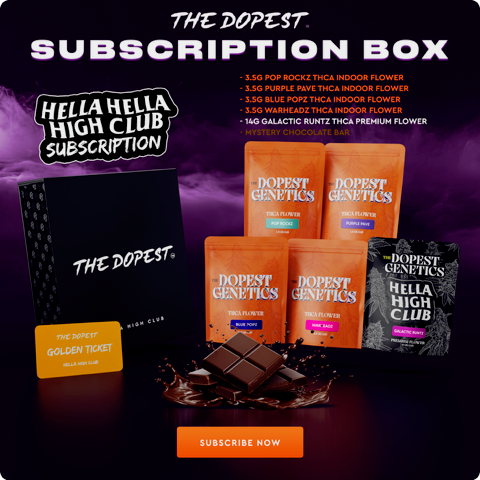 Hella High Club Flower Box Subscription | The Dopest